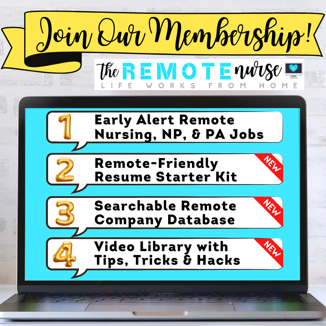 Start Here / FAQ - The Remote Nurse