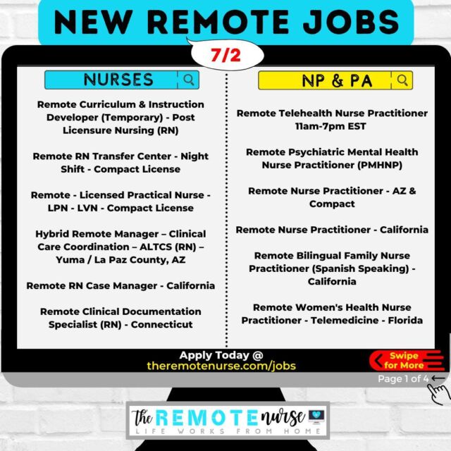 The Remote Nurse – Connecting Nurses, Nurse Practitioners, and ...