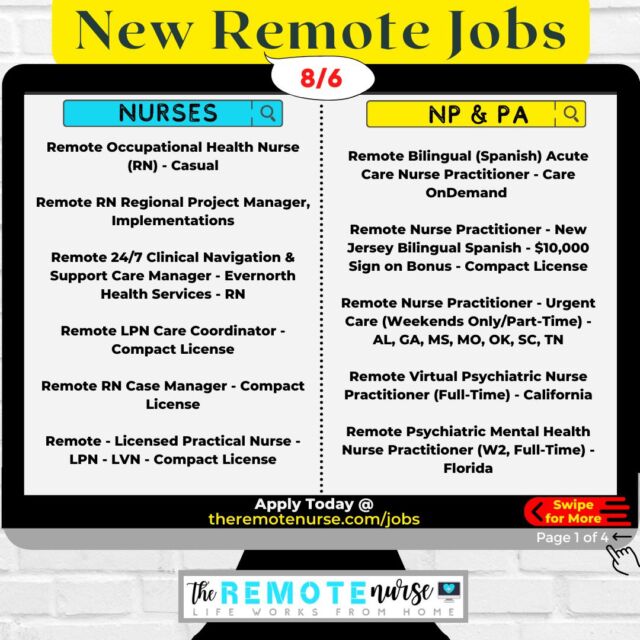 The Remote Nurse – Connecting Nurses, Nurse Practitioners, and ...