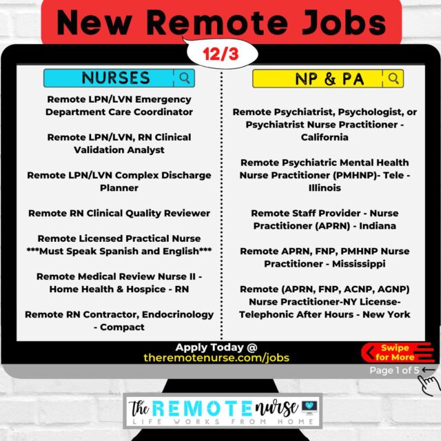 The Remote Nurse – Connecting Nurses, Nurse Practitioners, and ...